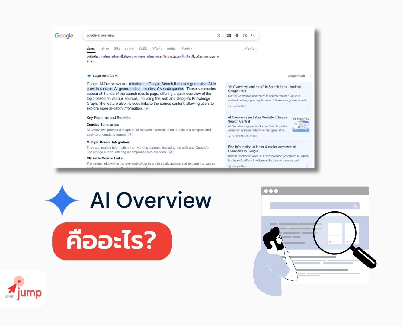 Google AI Overviews คืออะไร? - SME jump